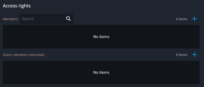 Creating access rules